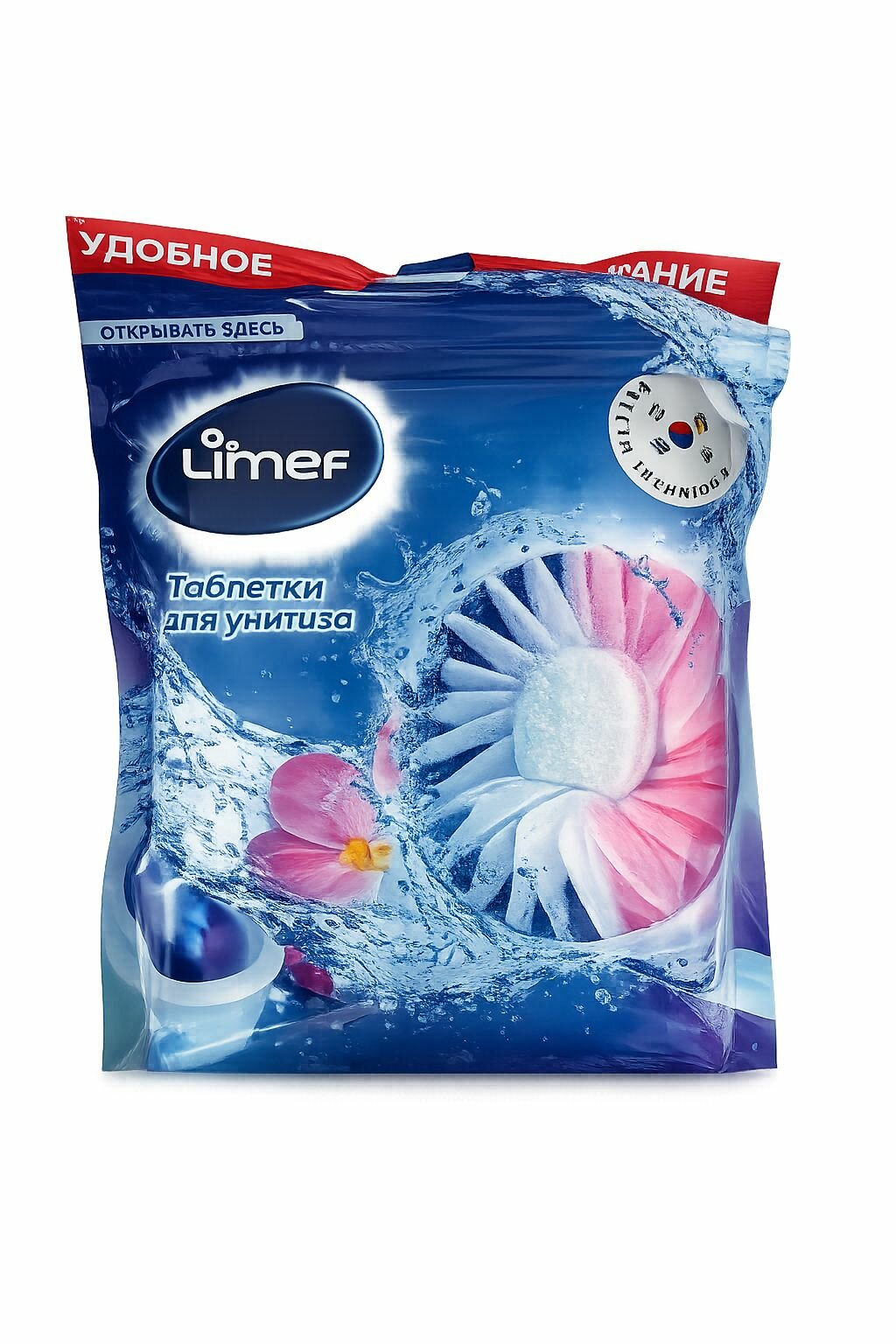 Таблетки для унитаза LIMEF Весенние цветы 4*50г.