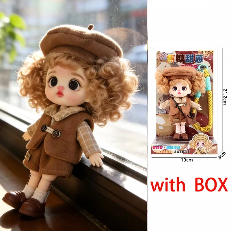 Whiteroom BJD кукла 13 см Бежевый, Caramel Doll 1, Dark colored eyes — фото 1