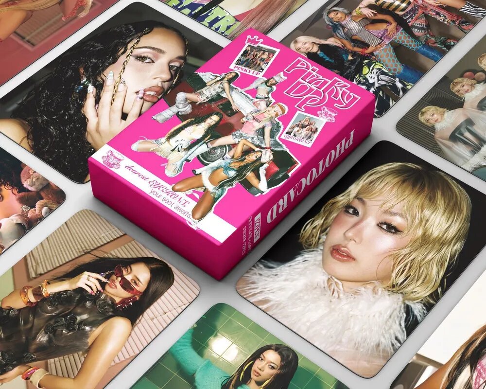127шт/коробка KATSEYE Фотокарточки PINKY UP Карты kpop KATSEYE карточка KATSEYE PINKY UP Коллекционная