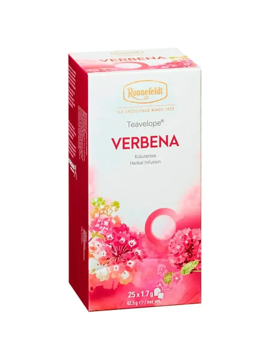 Чай пакетированный Ronnefeldt Verbena, травяной, на чашку 25 пакетов