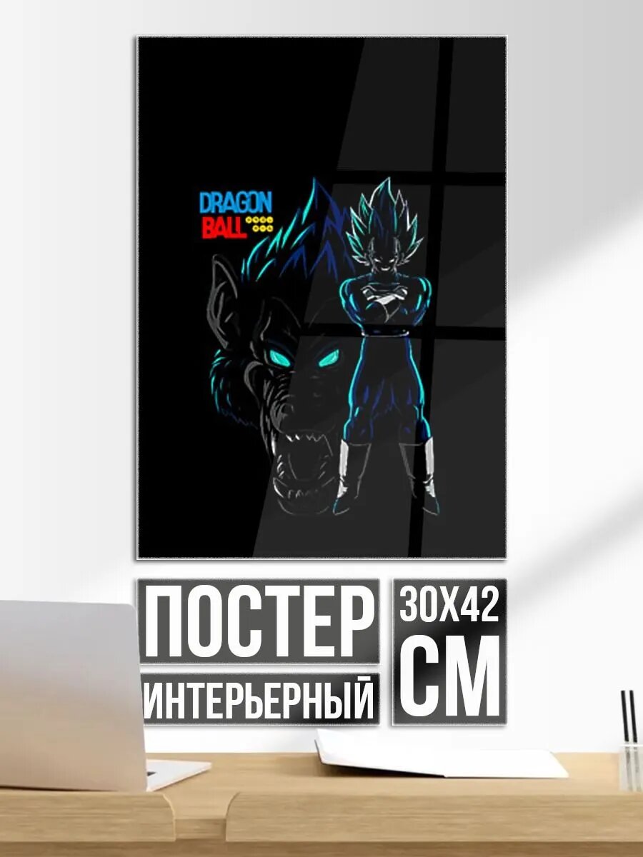 Постер на стену Dragon Ball Z Dark