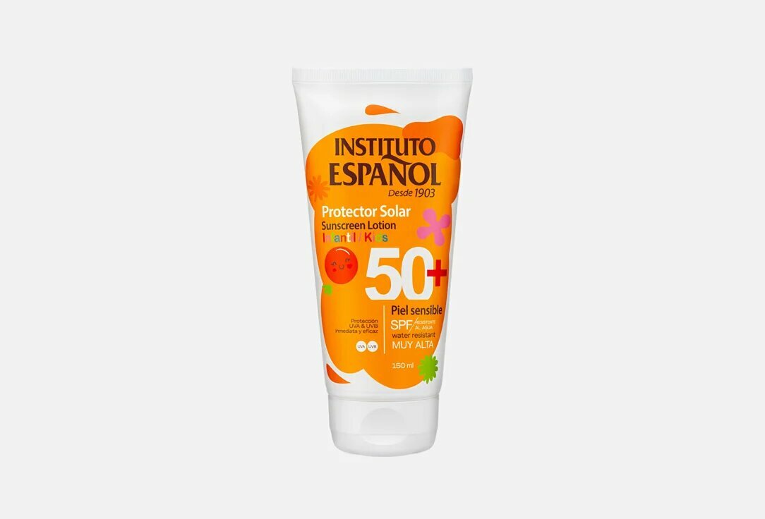 INSTITUTO ESPANOL protector solar Солнцезащитный детский влагостойкий лосьон для тела SPF50+ 150 мл