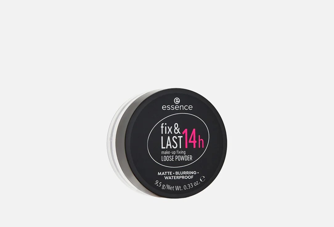Essence fix & LAST 14h Рассыпчатая фиксирующая пудра 9.5 г