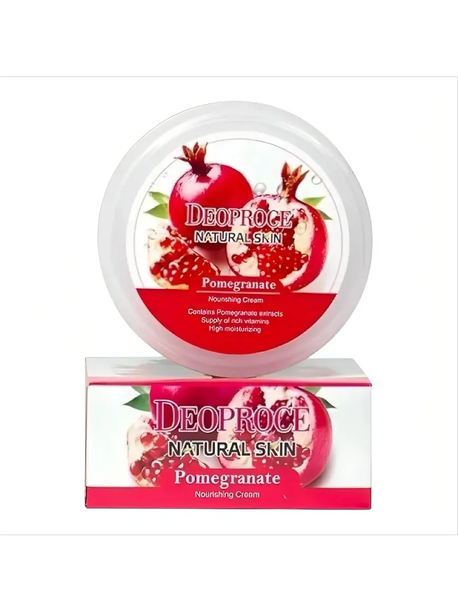 Крем Deoproce Pomegranate Nourishing Питательный для лица и тела с экстрактом граната, 100 мл