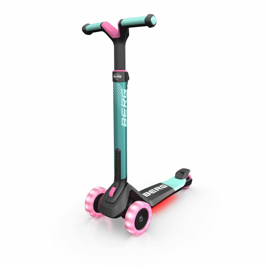 DECATHLON самокат Decathlon Nexo, многоцветный, 3 колеса, складной, LED-дека