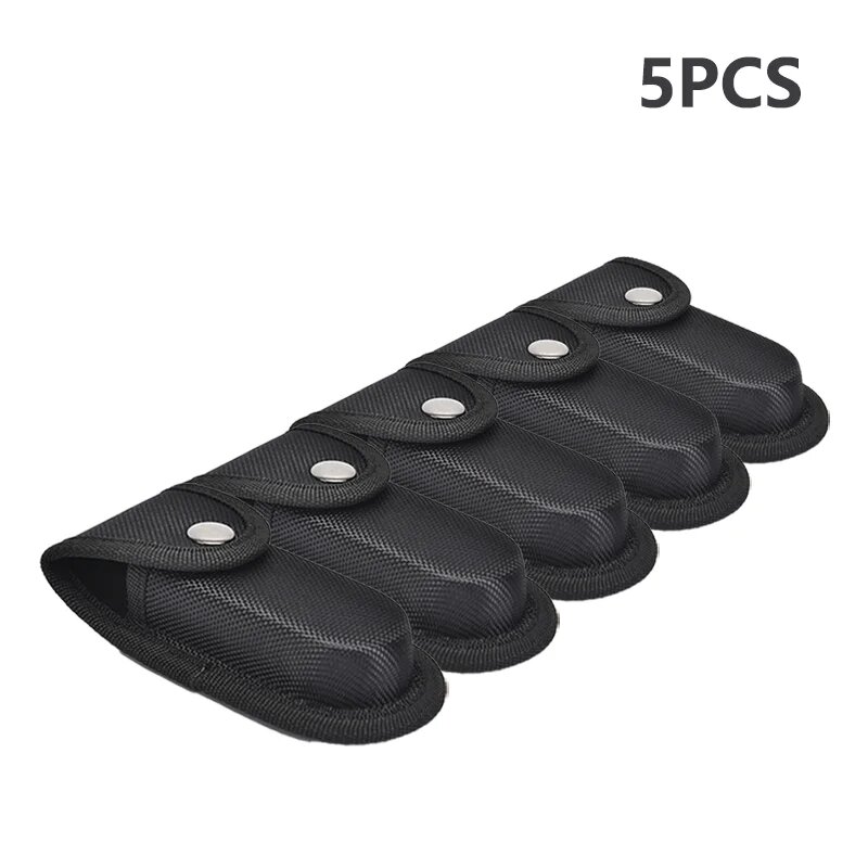 Карманный чехол для ножа из нейлона черного цвета 5PCS