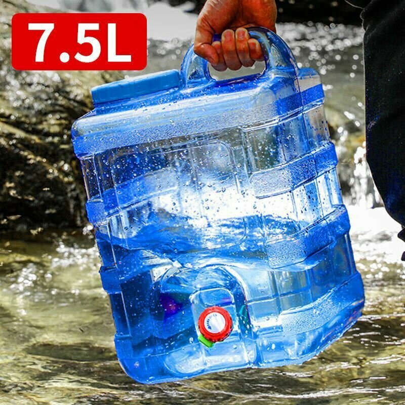 Контейнер цистерны с водой для пикника ведра бочки для воды на открытом воздухе портативный с / кран 22L