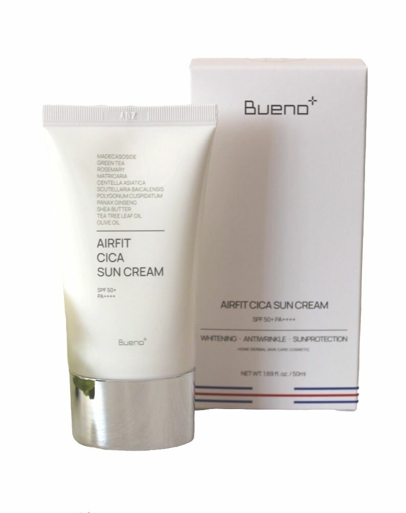 Bueno Солнцезащитный крем с центеллой Airfit Cica Sun Cream