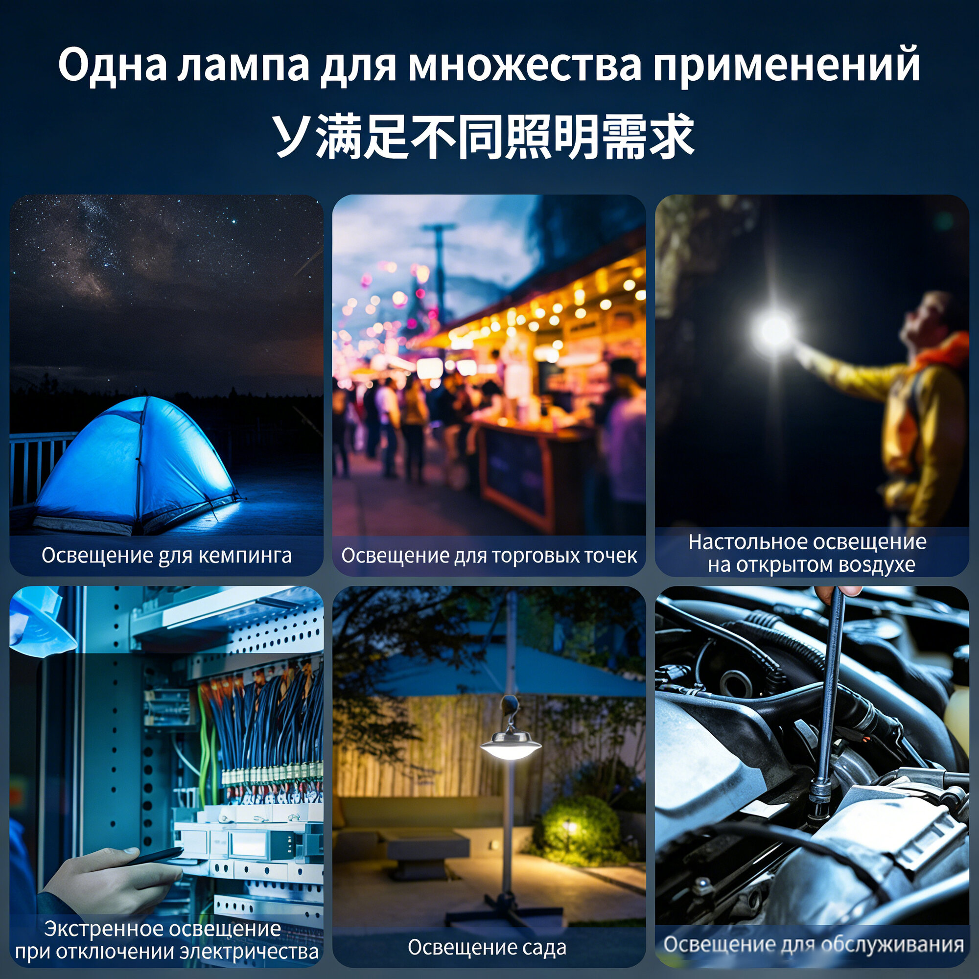 Кемпинговый фонарь — фото 1