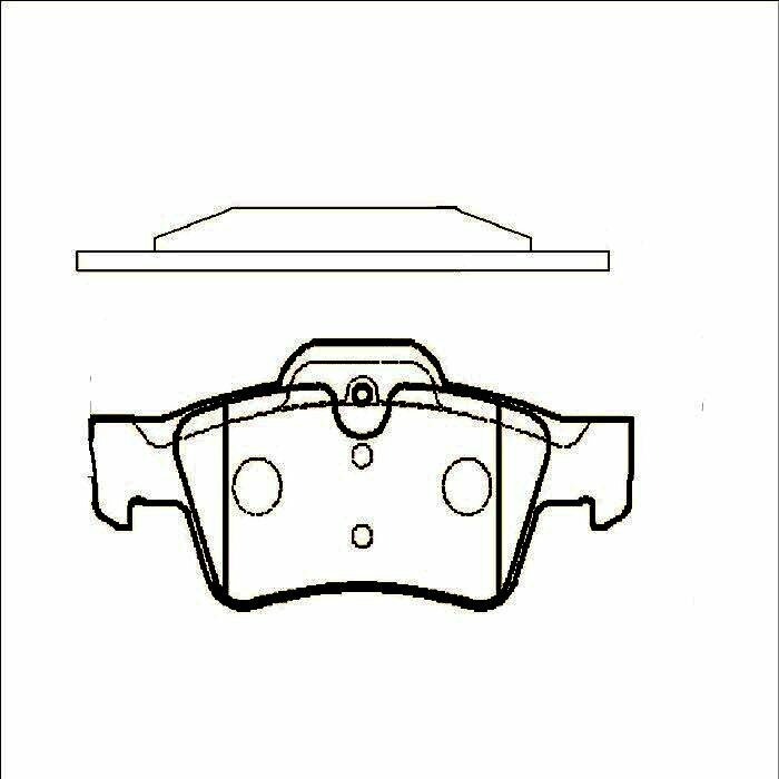 Колодки тормозные дисковые для MERCEDES-BENZ R-CLASS, M-CLASS, GL-CLASS, задние / CTR GK0080