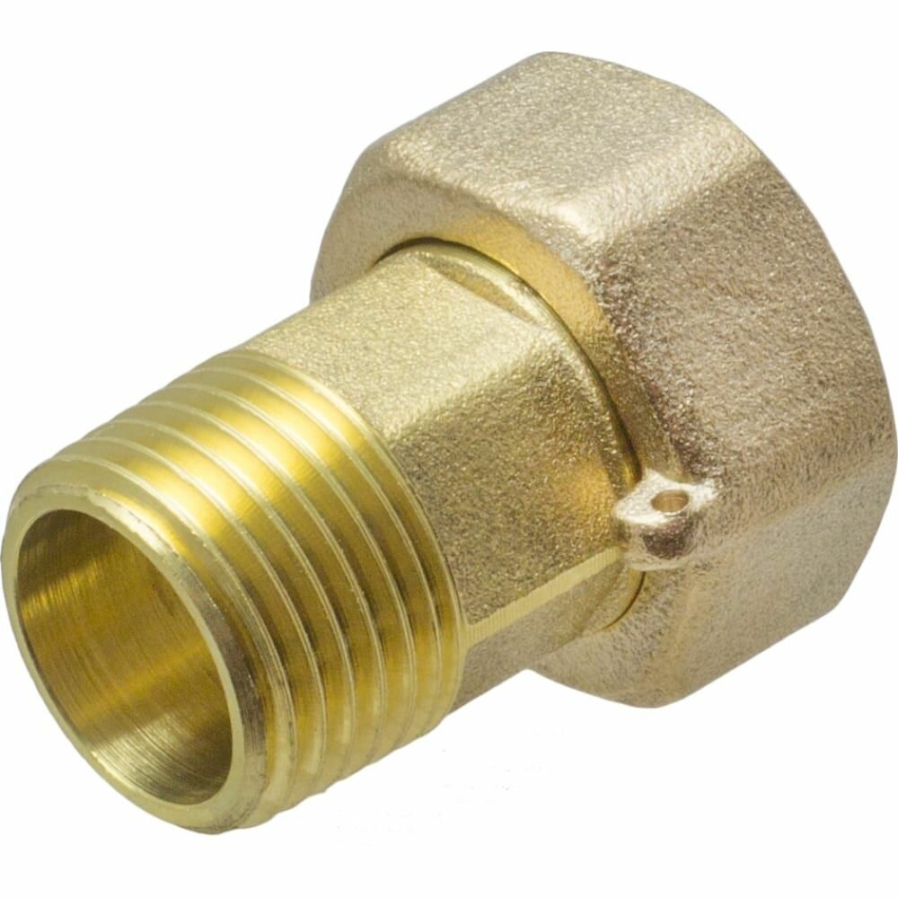 Штуцер для счётчика воды с накидной гайкой MasterProf 1/2" 2 шт MP ИС.071229