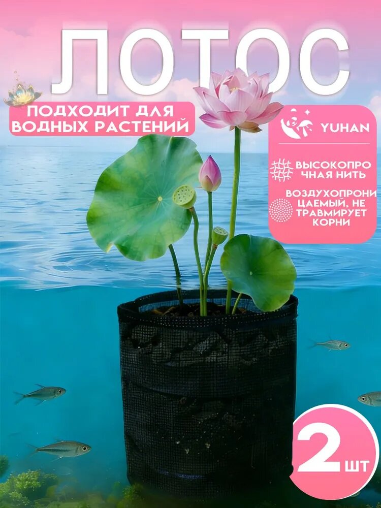Левитирующий горшок 18 см, 2 шт, цвет бежевый