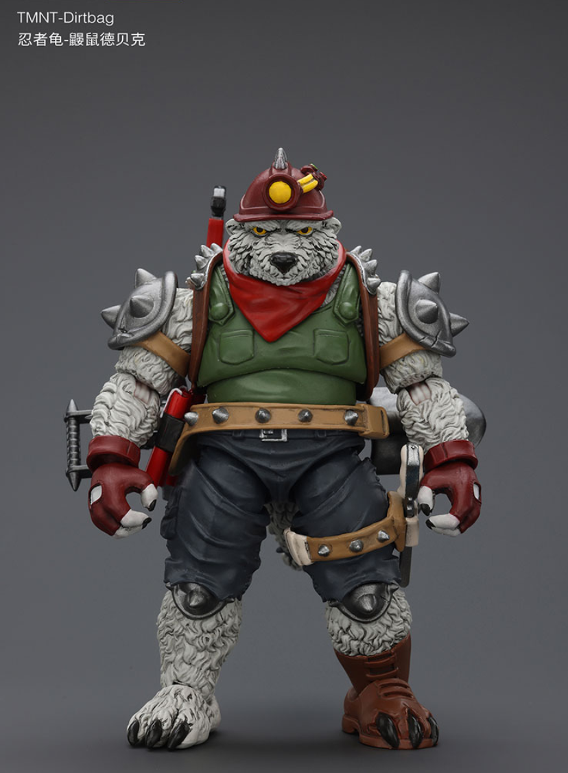 Фигурка JOYTOY "TMNT Dirtbag", цветная, интерактивная, подарочная упаковка, ПВХ, 12см.