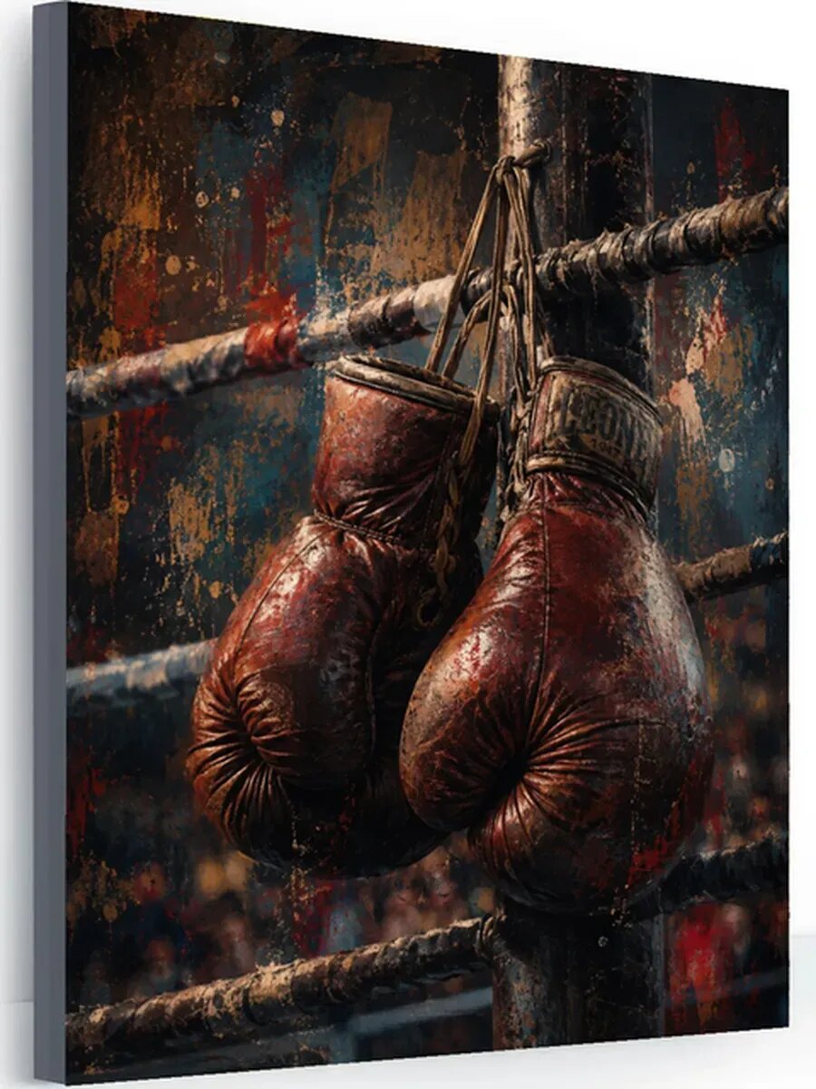 Картина на стену для интерьера "Боксерские перчатки", на подрамнике, 40 x 50 см