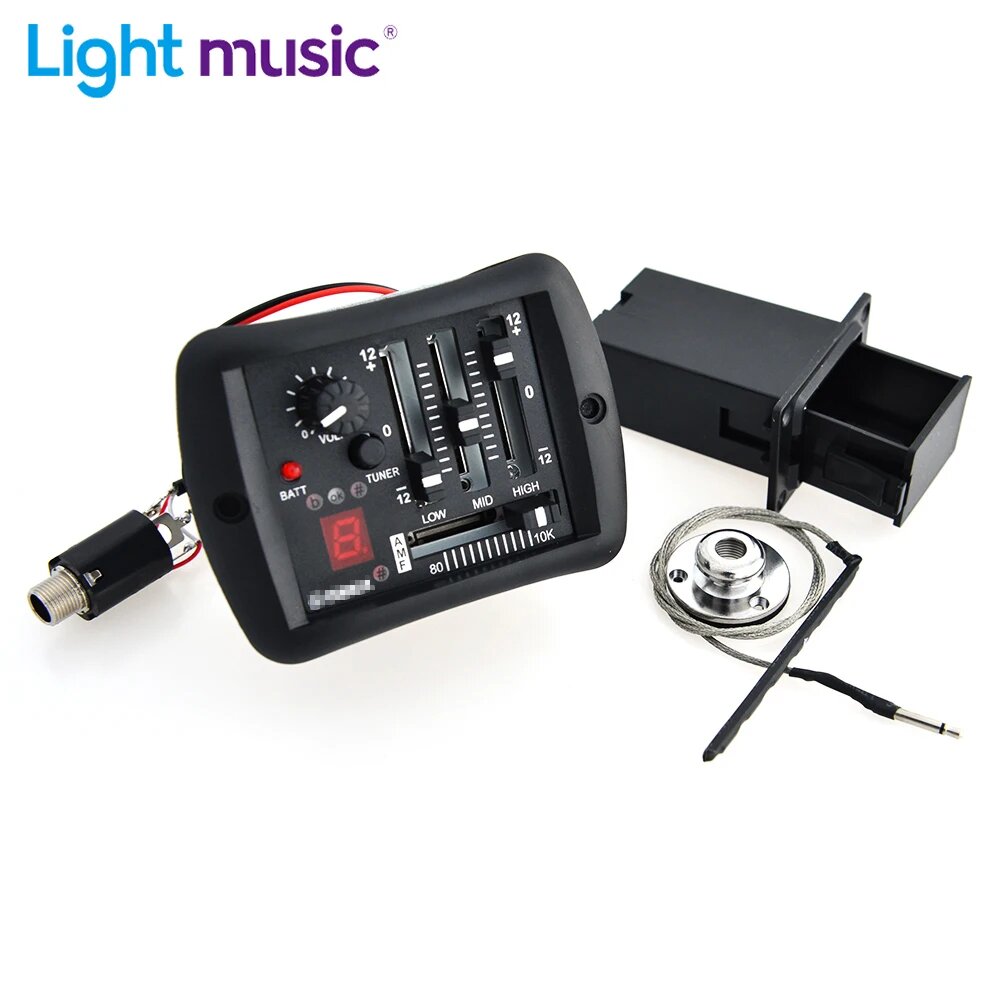 4-полосный звукосниматель Light Music для акустической гитары