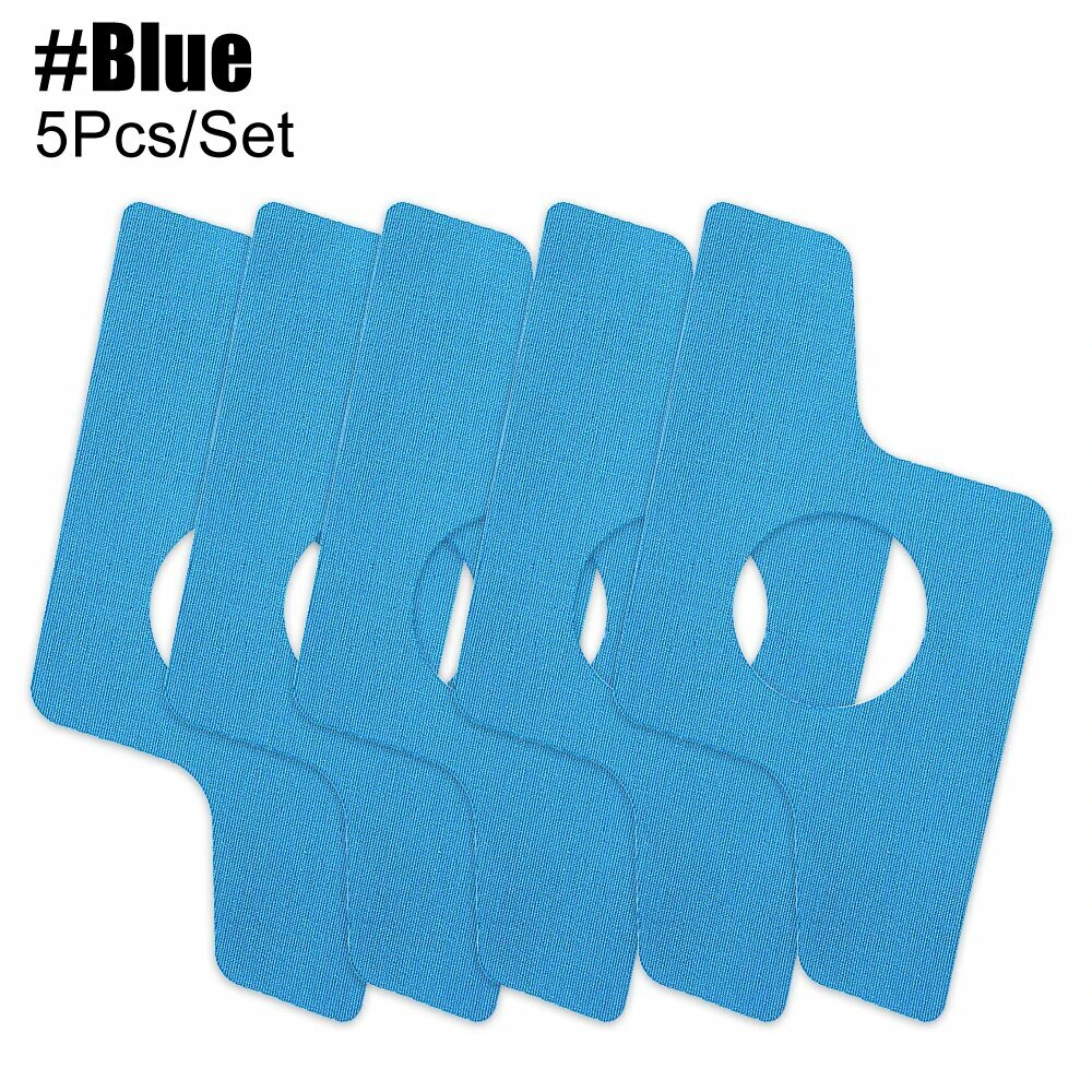 Кинезиологический тейп XQWOXQ, водонепроницаемый, чёрный, 5 шт Синий, Blue