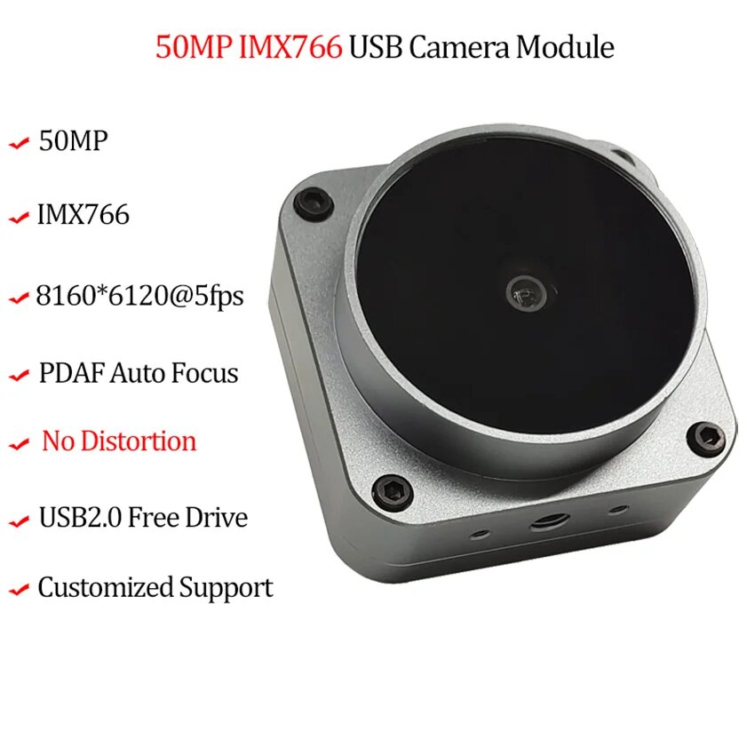 Вебкамера Sony IMX766 50Мп