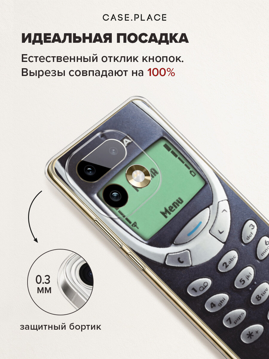 Чехол на Realme 16 Pro+ / Реалми 16 Про+ с принтом В виде Нокиа — фото 1