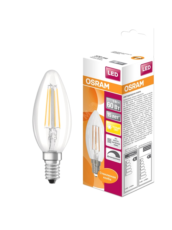 Светодиодная филаментная лампа Osram 4058075230354