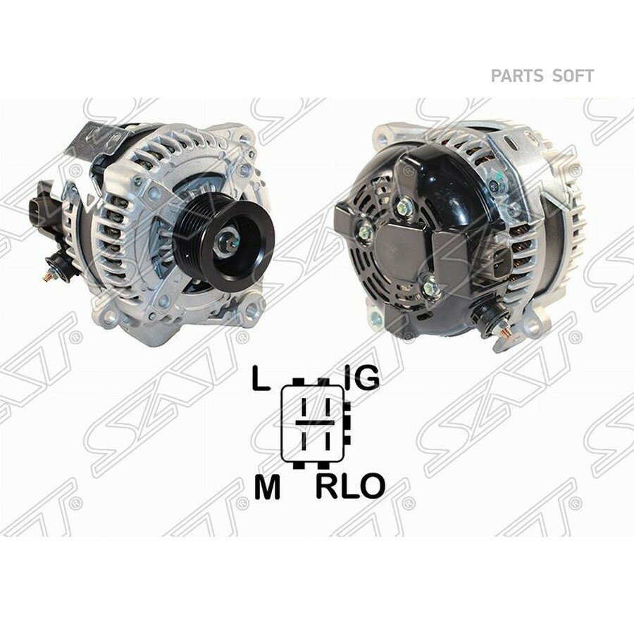 Генератор Toyota RAV4 (XA30) 05-13 от официального дистрибьютора, SAT, артикул ST2706028330