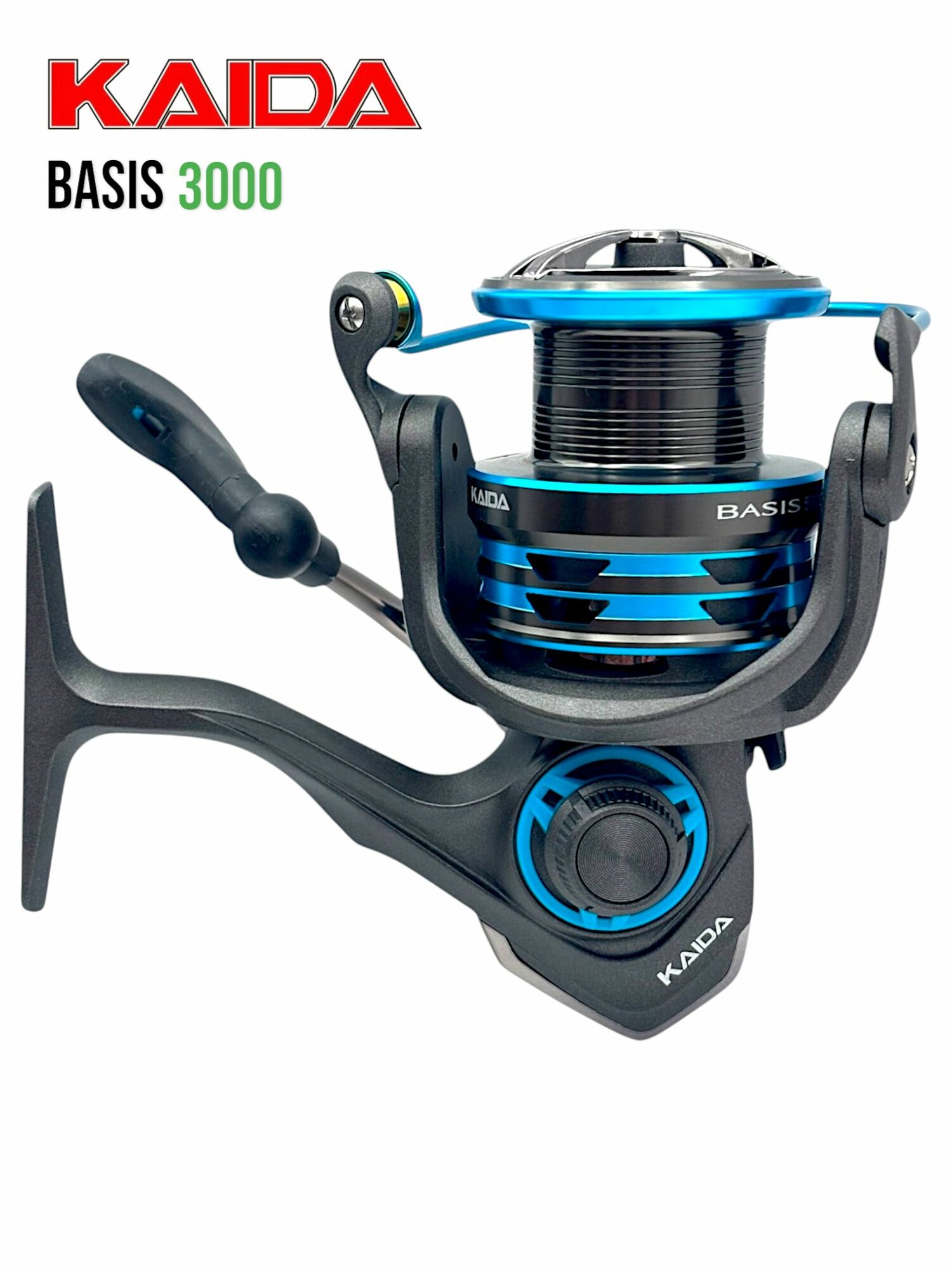 Катушка Kaida Basis 3000 5+1 для рыбалки на спиннинга, кайда