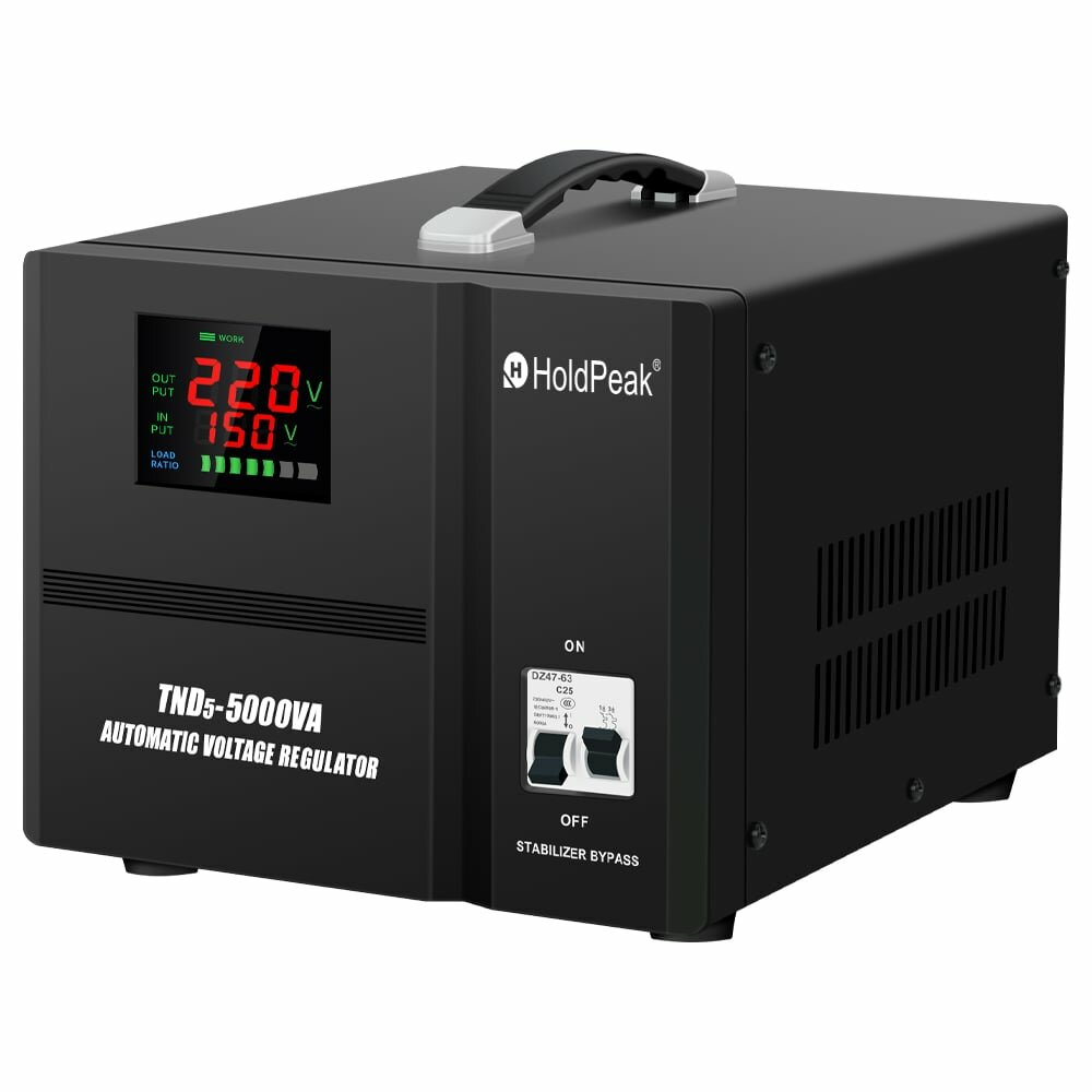 Однофазный стабилизатор напряжения HoldPeak TND5-5KVA (Standard)