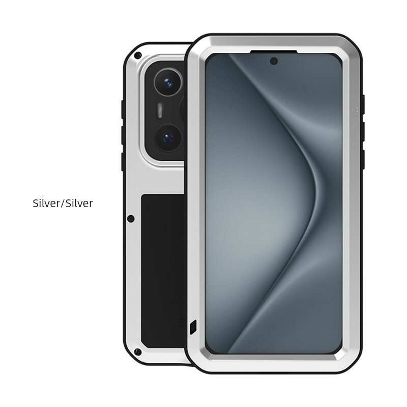 Чехол с защитой от царапин для Huawei Pura 80 в серебристом цвете