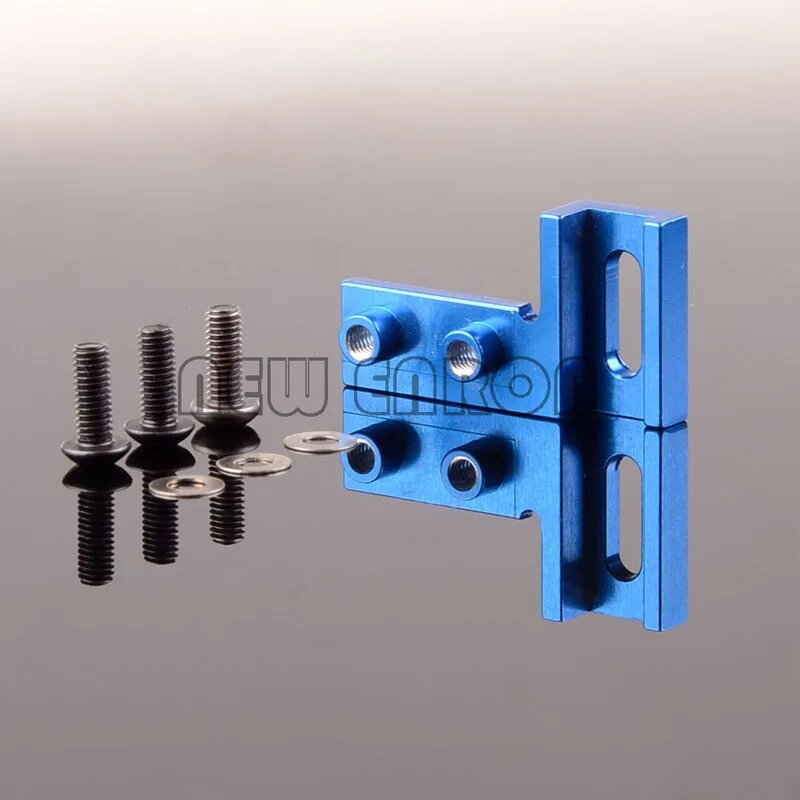 Алюминиевое крепление сервопривода ENRON RC 1:10 серебристого цвета для Tamiya CC01 Синий, BLUE