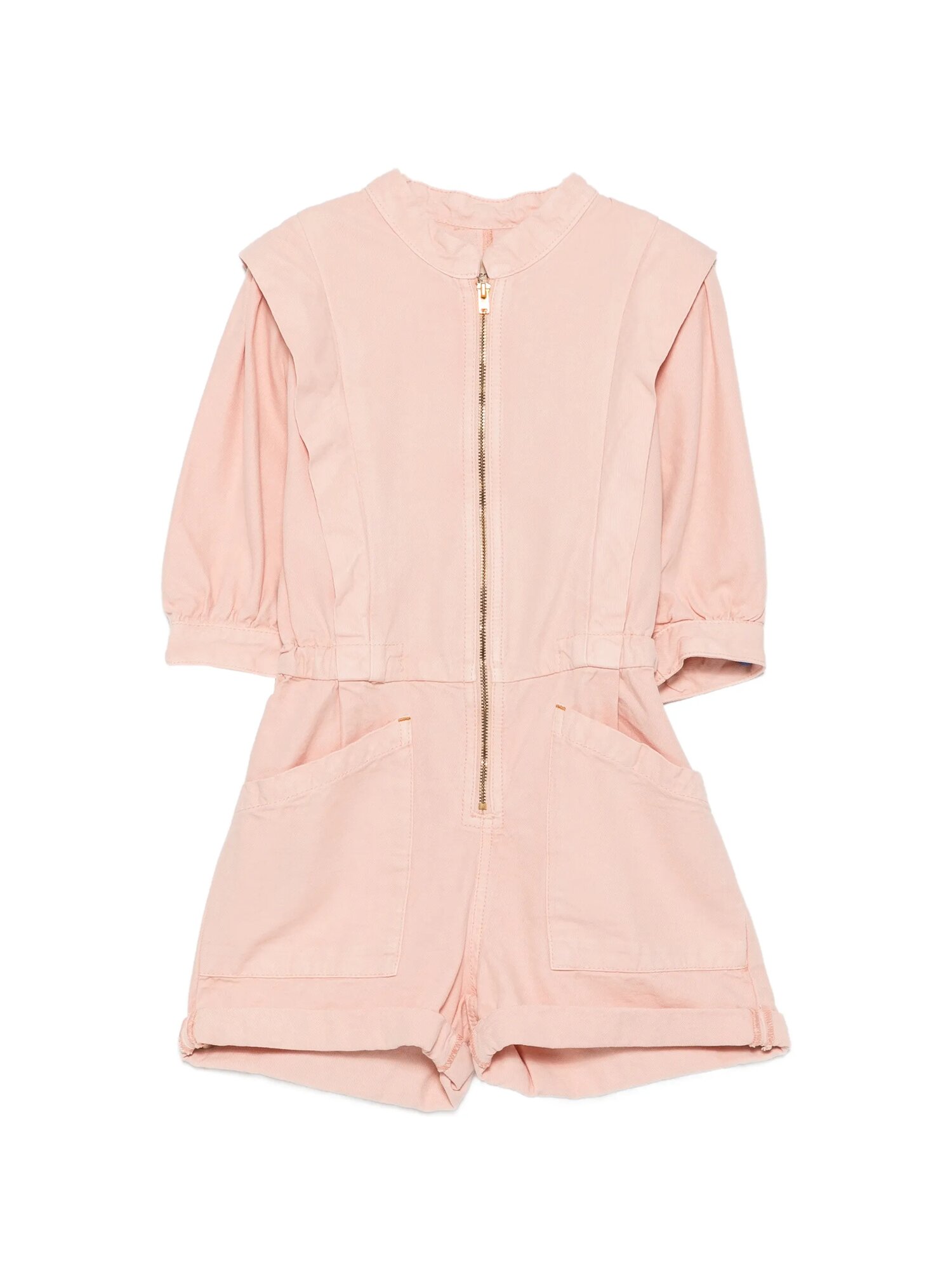 Комбинезон Pardon ruffle-trimmed zip-up playsuit