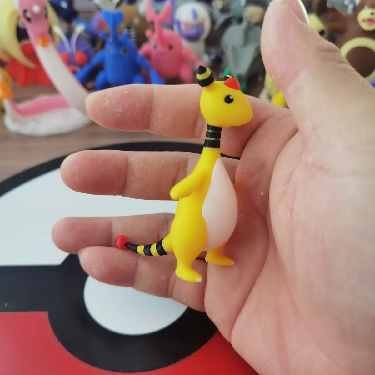 Фигурки Pokemon: Марип, Флаффи, Амфарос 3D печать Bandai Желтый, Ampharos