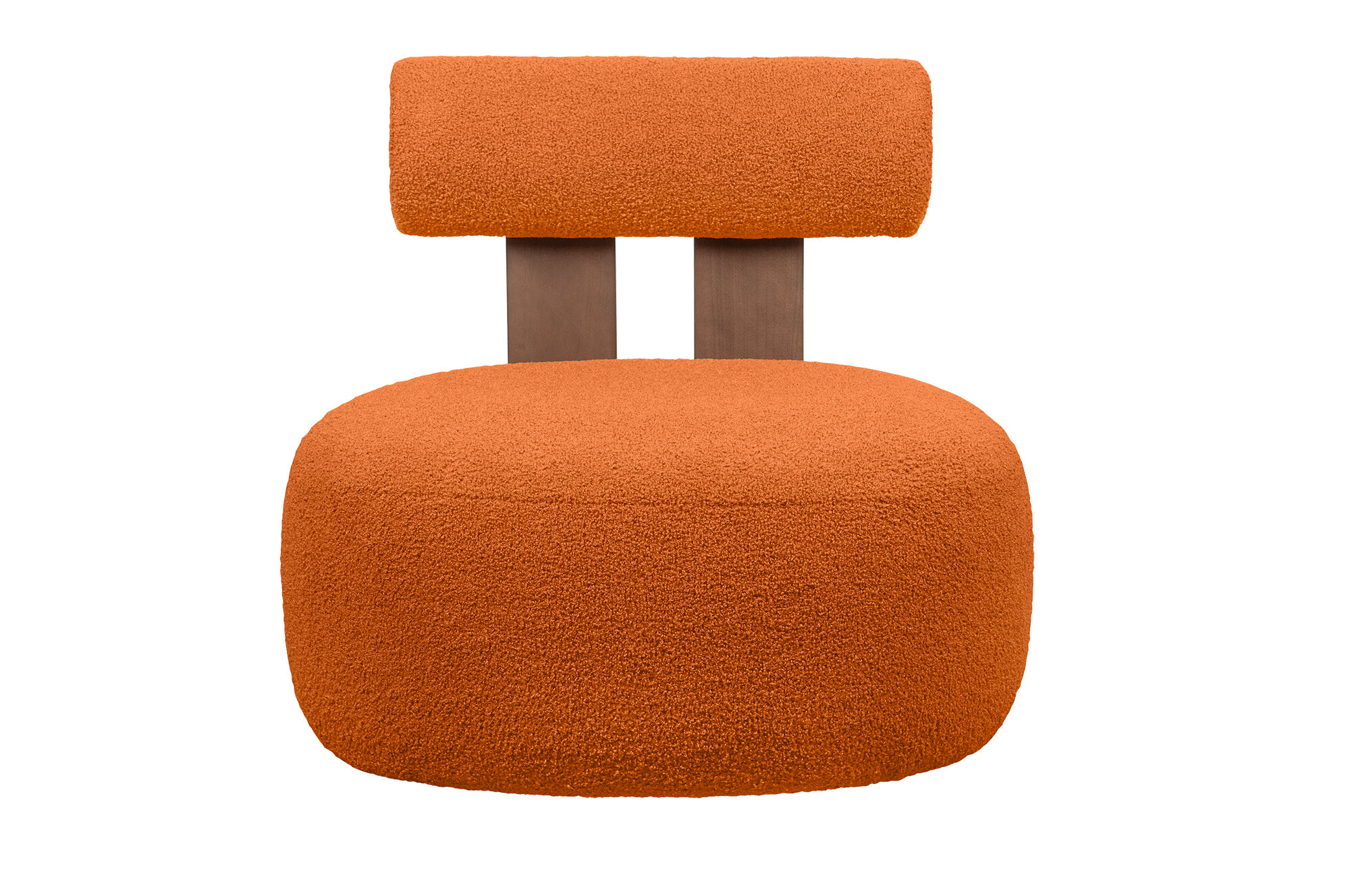 Кресло Mak-interior Luman orange v3, оранжевое