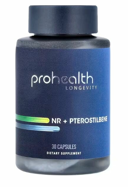 ProHealth Longevity, NR и птеростильбен, 30 капсул