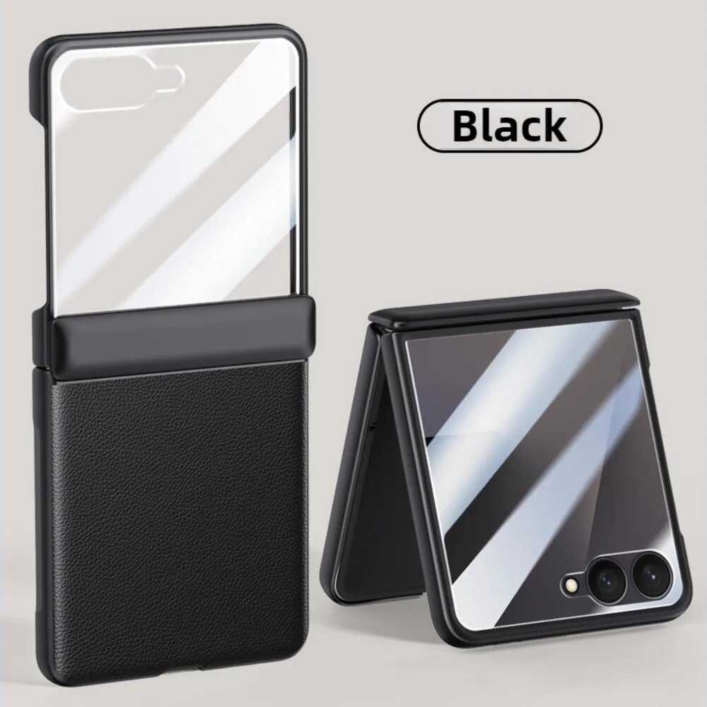 Черный чехол-флип для Samsung Galaxy Z Flip 7/5G