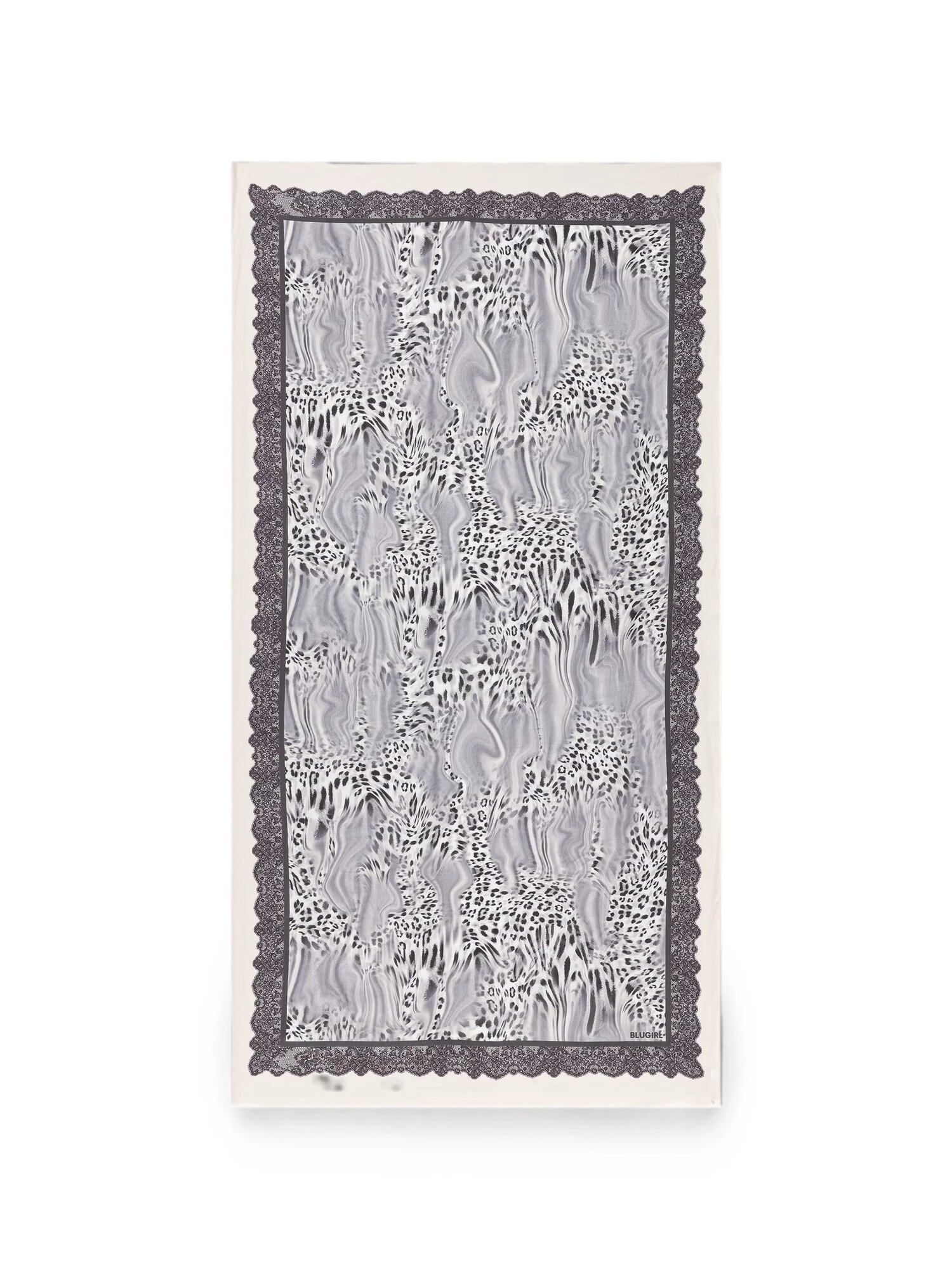 Шарф Leopard-print lace-trim scarf для девочек