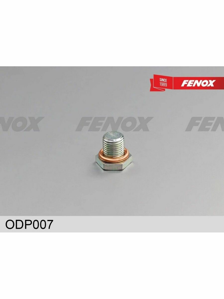 Резьбовая пробка, масляный поддон для а/м Ford, Peugeot, Citroen / Форд, Пежо, Ситроен, FENOX ODP007