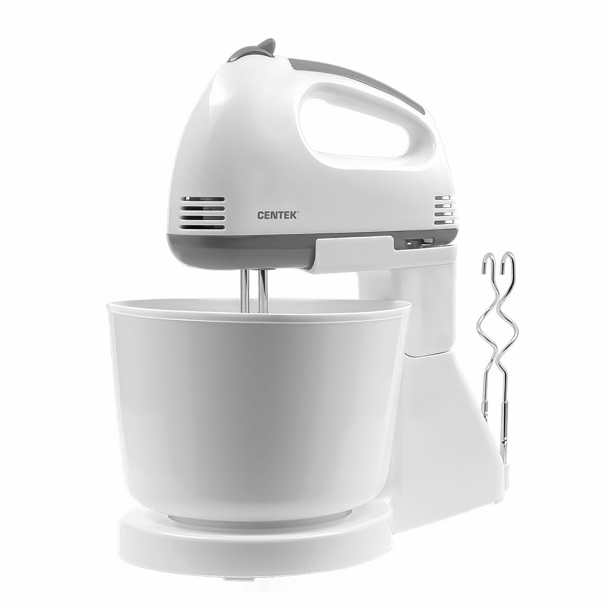 Миксер CENTEK CT-1113, белый/серый