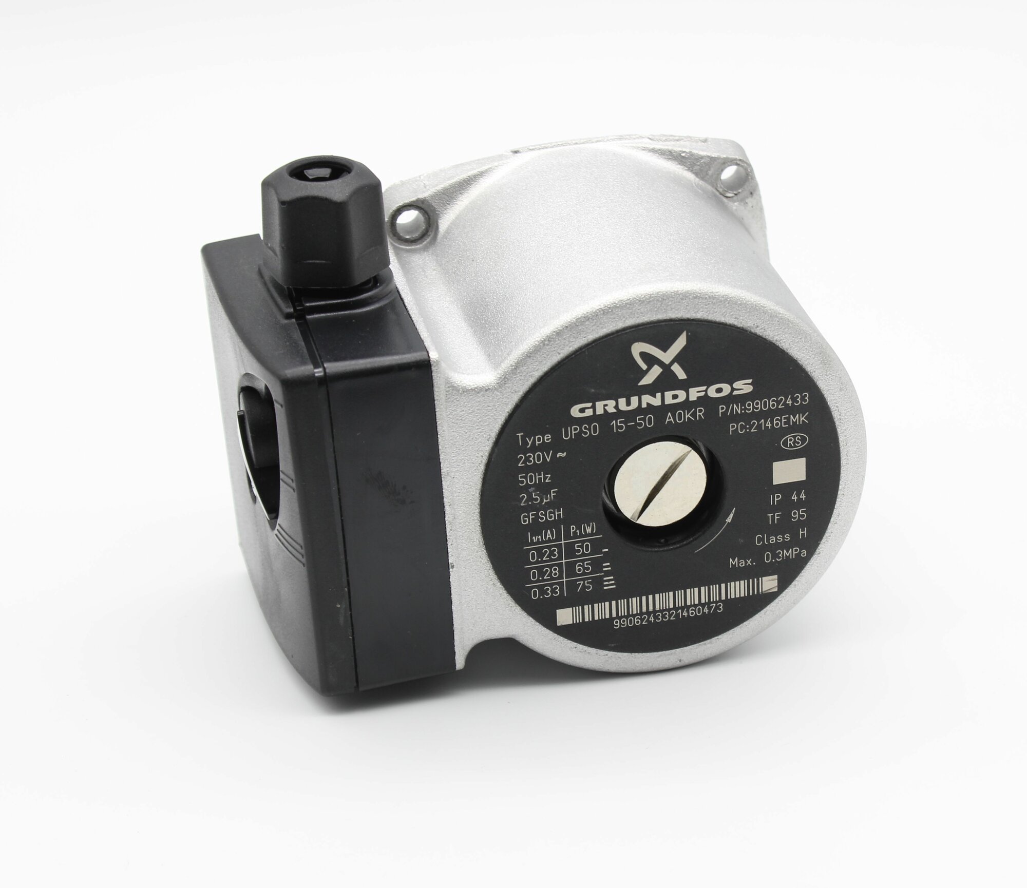 Насос (мотор) Grundfos UPS 15-50 двухскоростной 75 W, на широкий ряд газовых настенных котлов 24 кВт