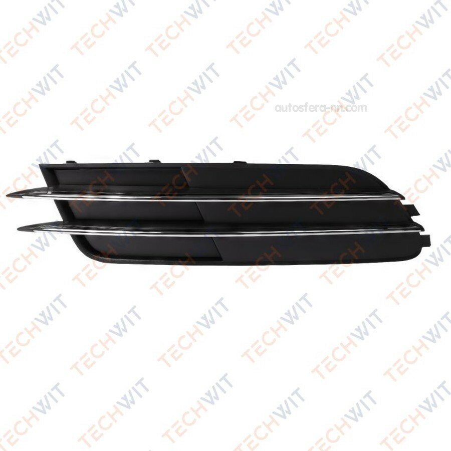 TECHWIT BD003ADI113CR Накладка фары противотуманной Лев. с хромом глухая Audi A6 2011-2014
