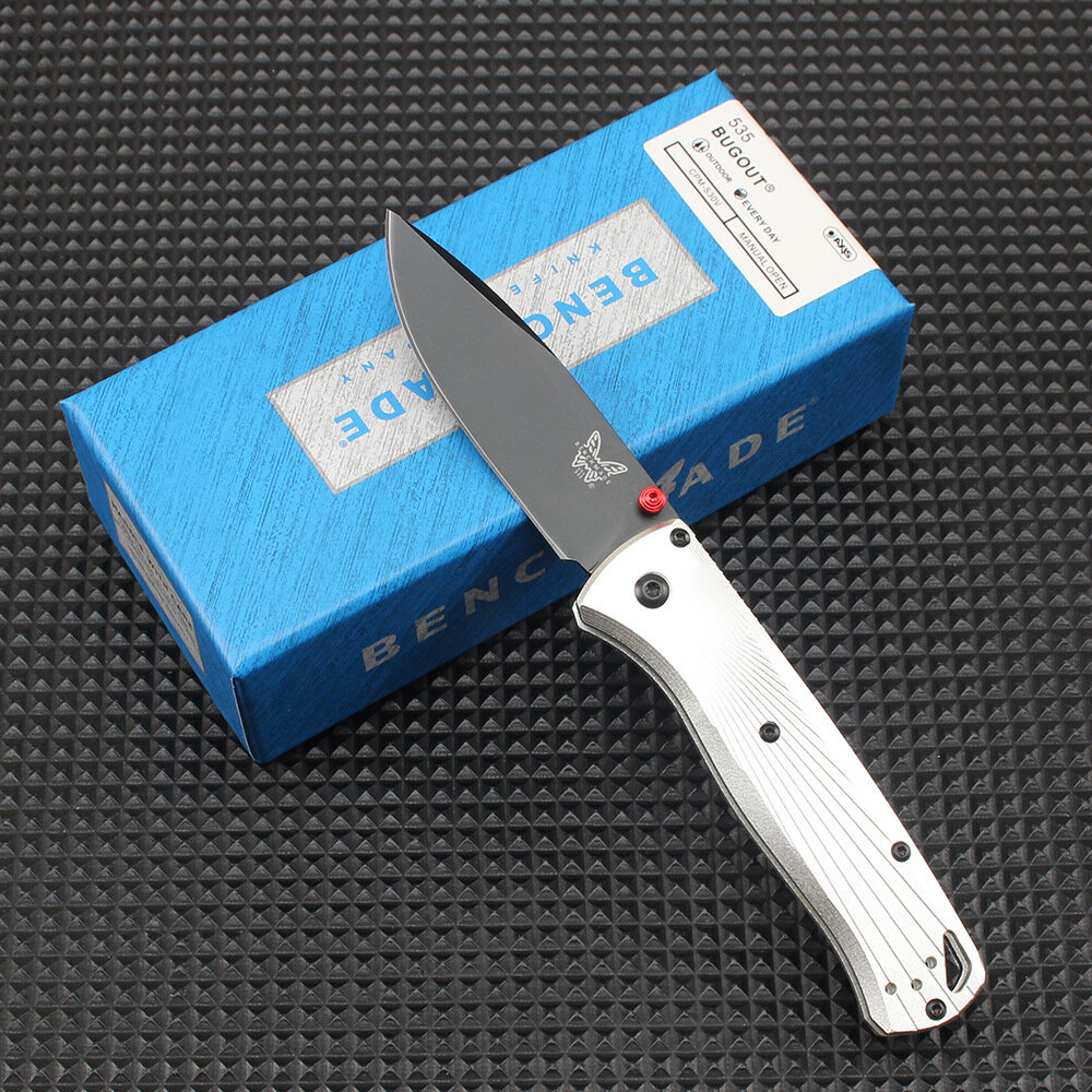 Benchmade Складной нож с рукоятью из алюминиевого сплава, портативный инструмент для кемпинга, выживания и самообороны на природе