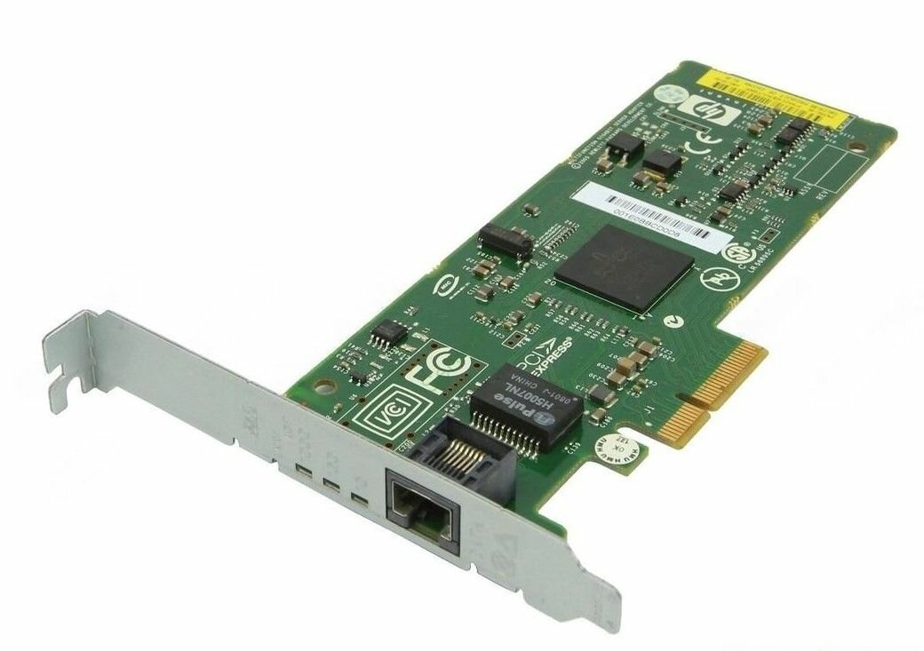 HP NC373T 394791-B21 (формат I210T1 и DGE-560T ) гигабитная сетевая карта PCI-E x1, разъём RJ45 1 Gbit