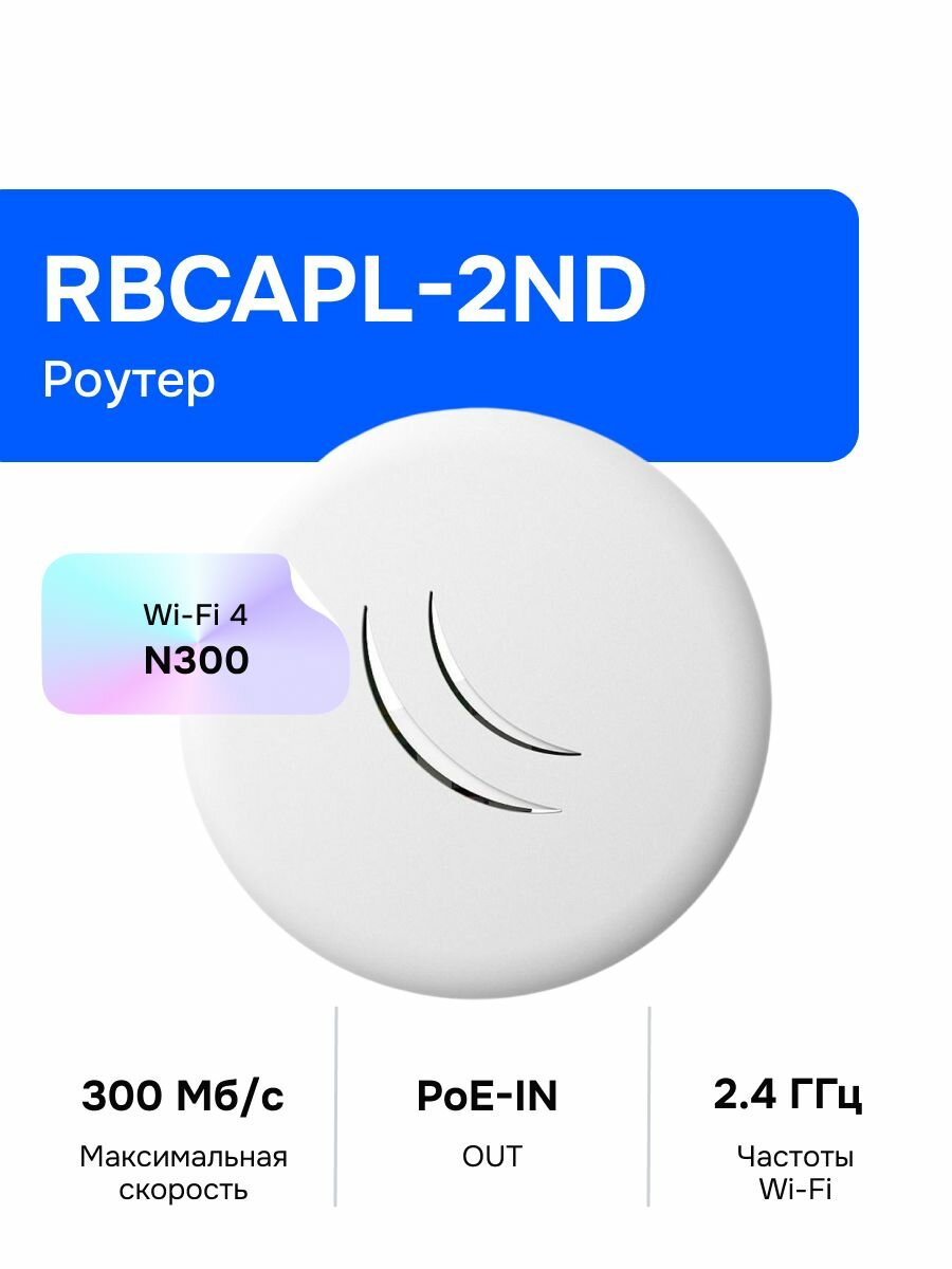 MIKROTIK RBCAPL-2ND Wi-Fi Роутер