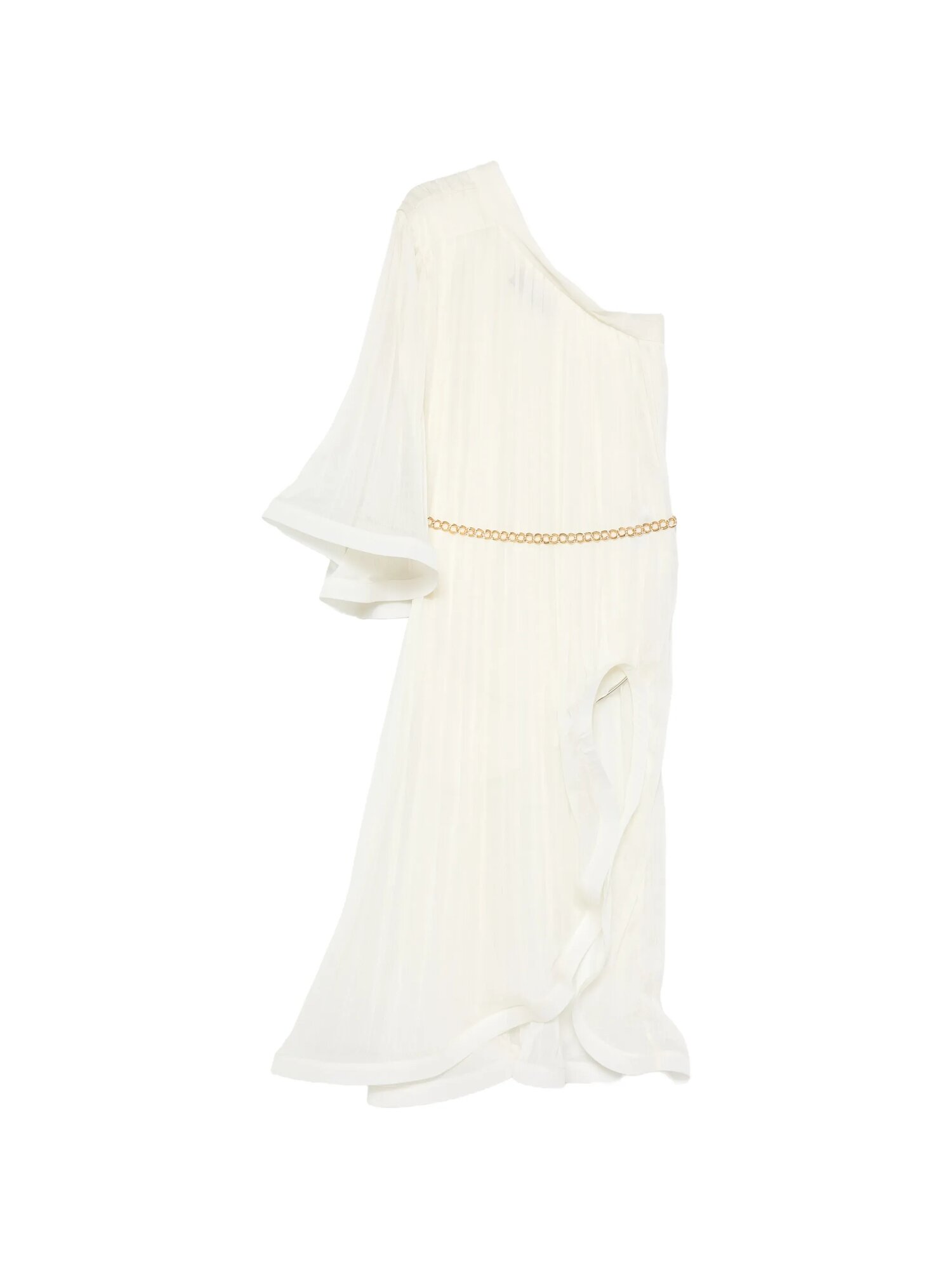 Платье One-shoulder pleated midi dress