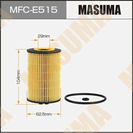 Фильтр масляный Masuma MFC-E515 для Audi A3, VW Golf, VW Passat, Skoda Octavia — фото 1