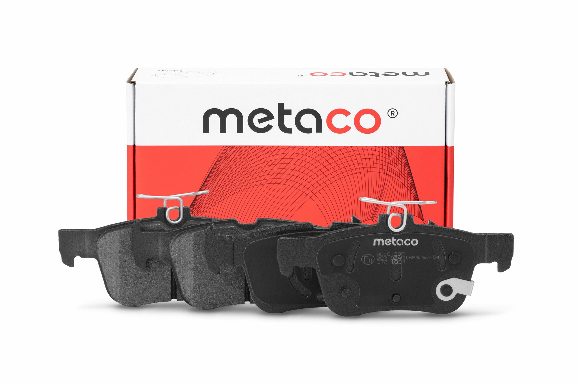 Колодки тормозные задние дисковые к-кт Metaco 3010-390