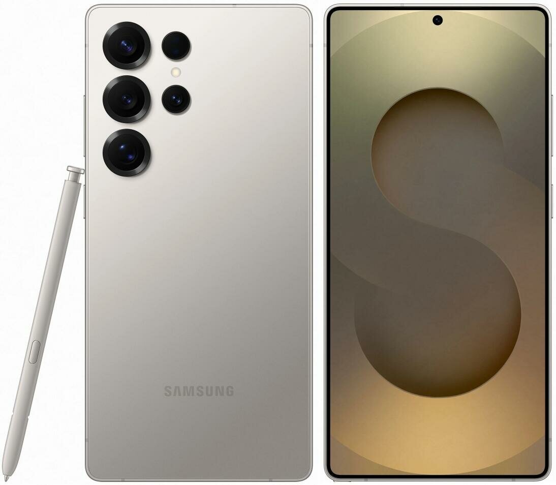 Смартфон Samsung Galaxy S25 Ultra 5G, 12/256Gb, Dual nano SIM, Titanium Gray (Серый)