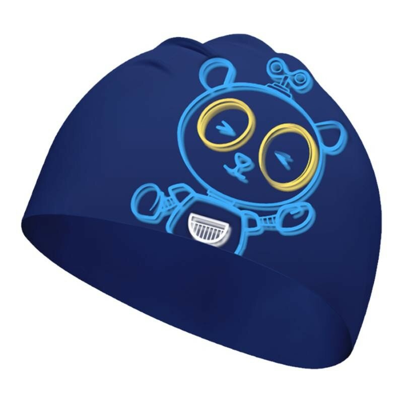 Шапочка для плавания для детей Li Ning Silicone Kids', синяя, 17-19CM EU