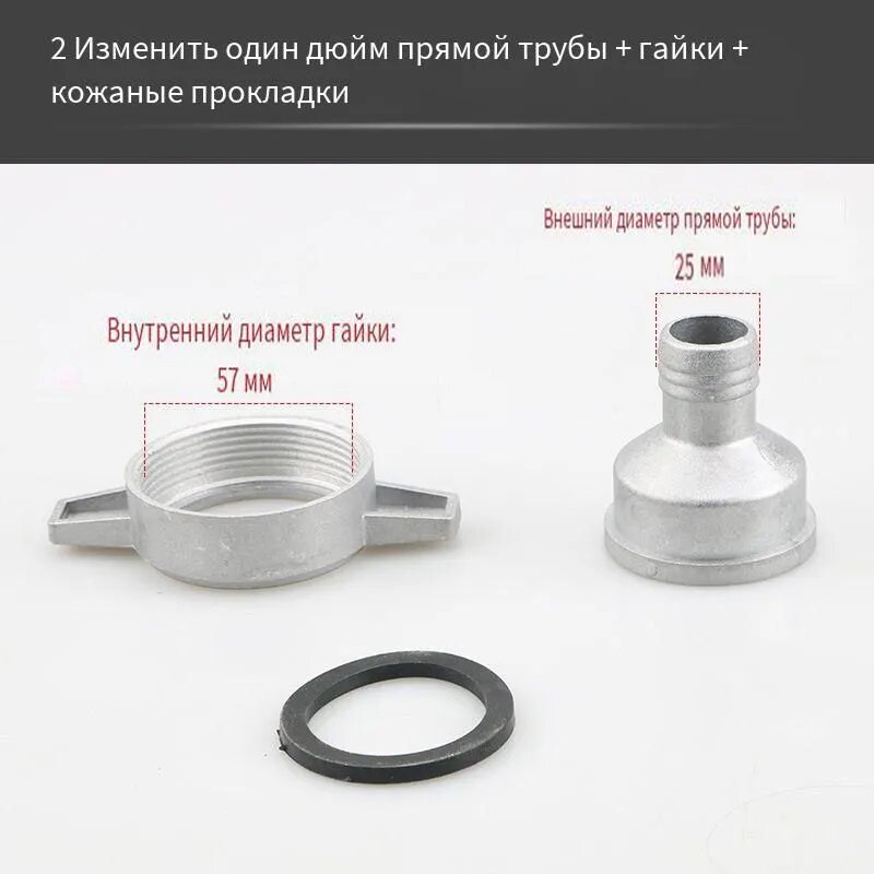 Запасные части для бензоинструмента, адаптеры для мотопомп