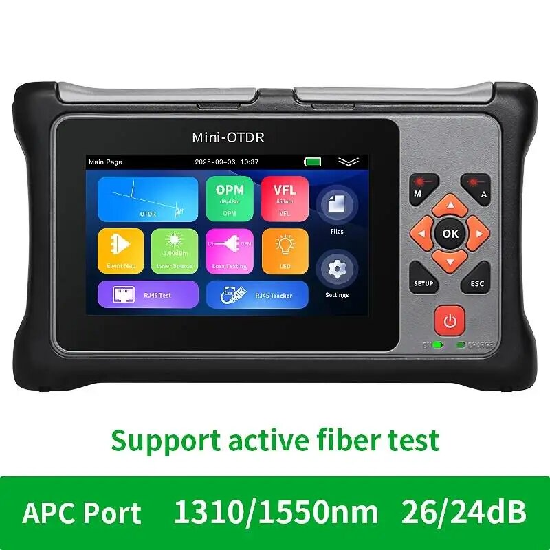 Оптический рефлектометр KP800 TYBT для активных волоконных линий 1310 1550nm APC Port