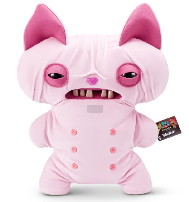 Плюшевая игрушка-монстр Fuggler 47 см Розовый, Hairless Cat