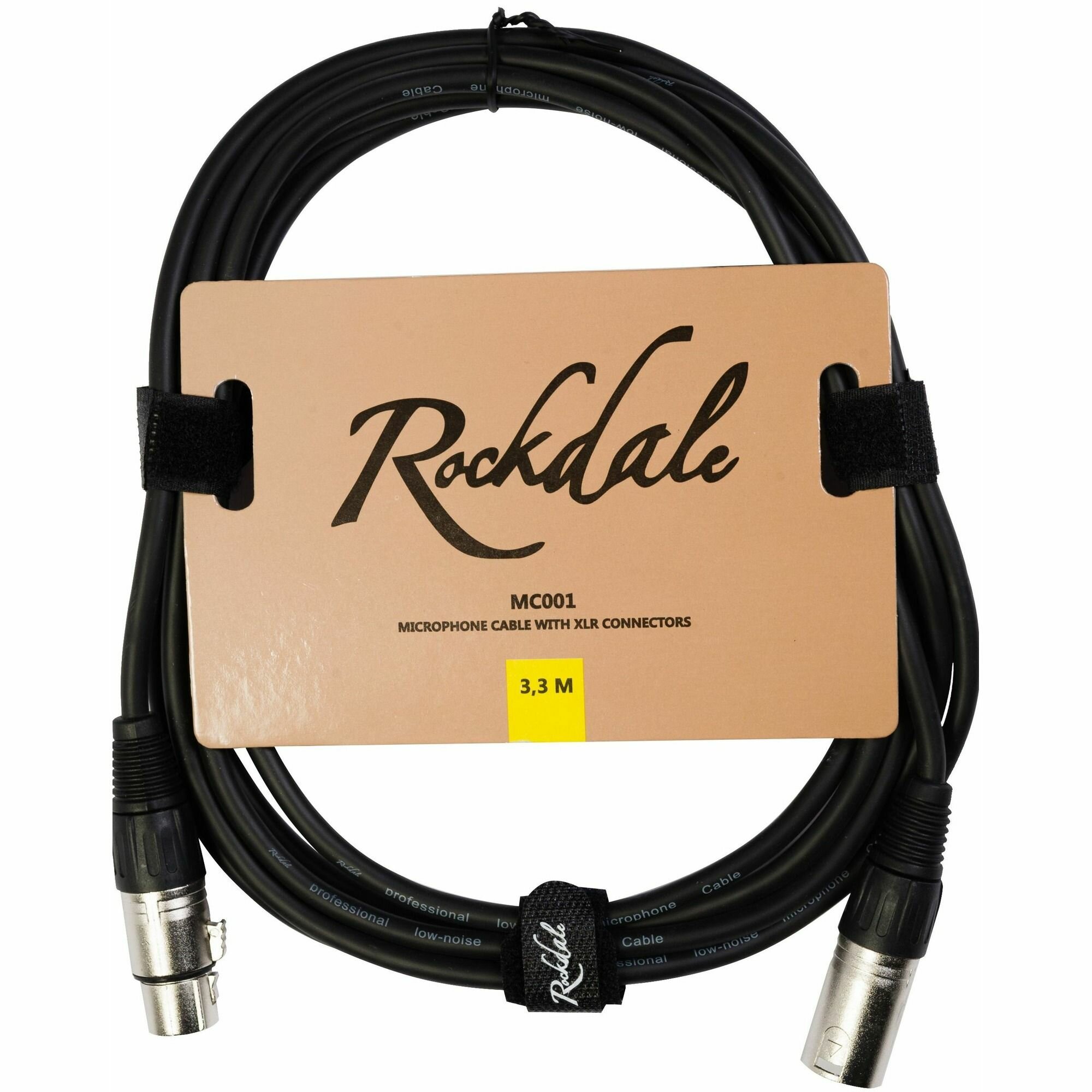 Кабель аудио 1xXLR - 1xXLR Rockdale MC001.10 3.3m